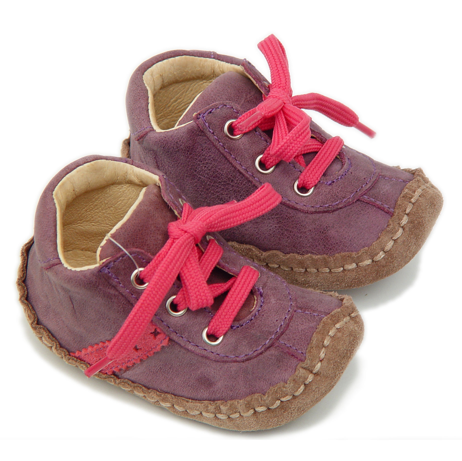 Fete :: Incaltaminte piele :: Botosei-mocasini :: Avus® Botosei Mov antic