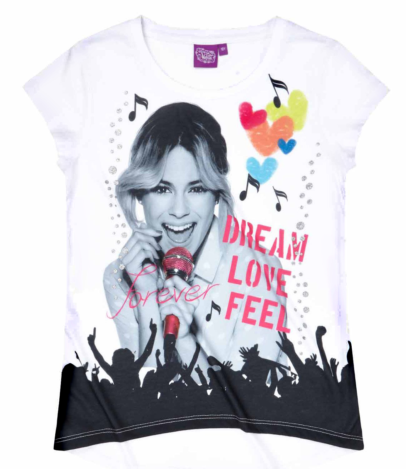 Fete Tricouri Violetta® Tricou Alb