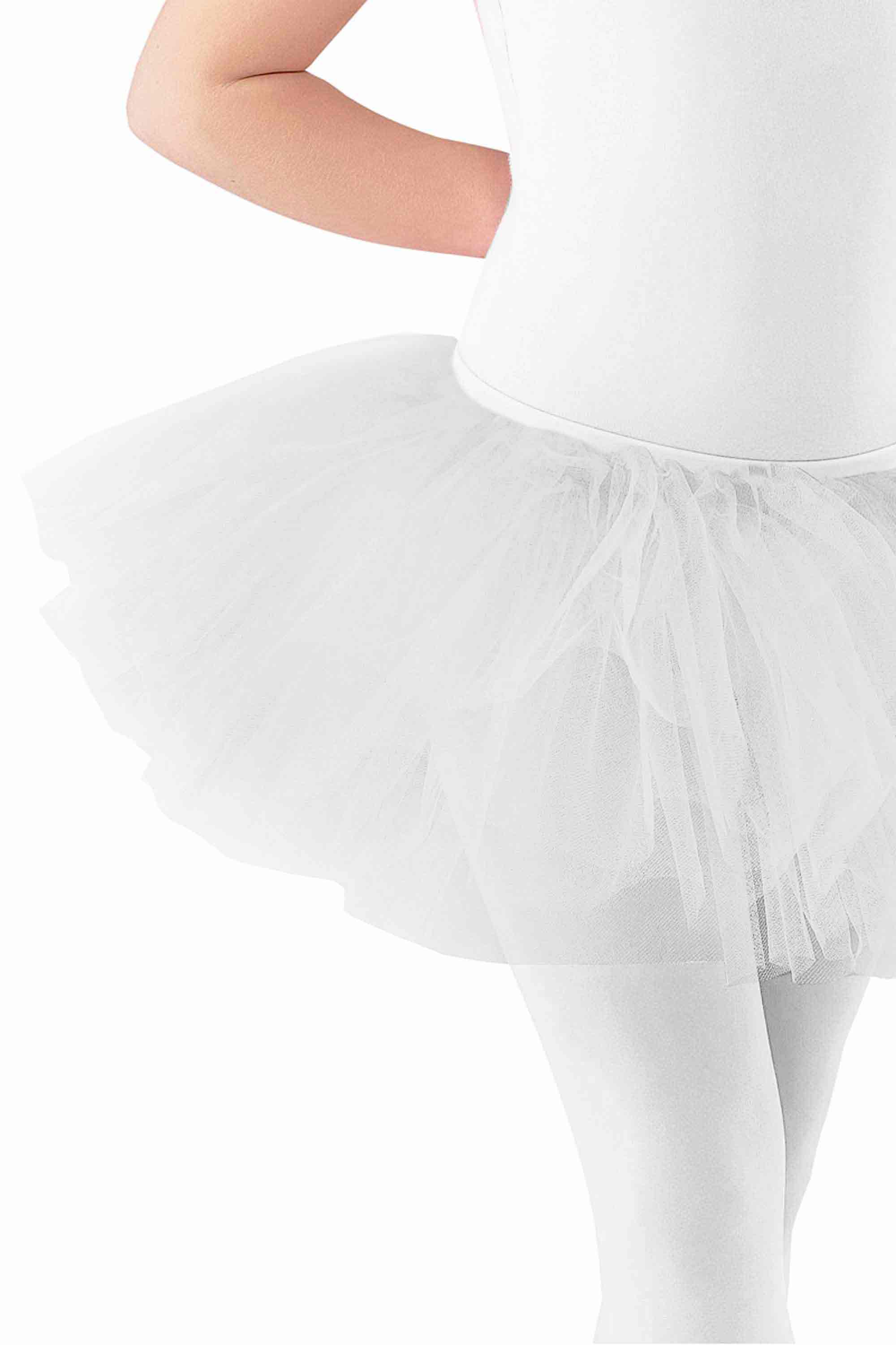 Fete :: Gimnastica-dans-tenis :: Fuste-Tutu :: Tutu tull mini Alb 2503